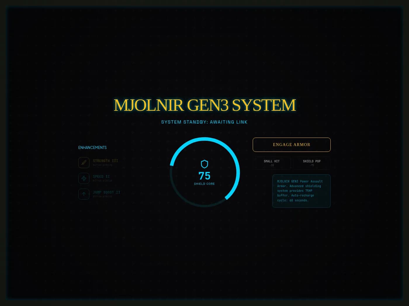 MJOLNIR Armor Minecraft Mod