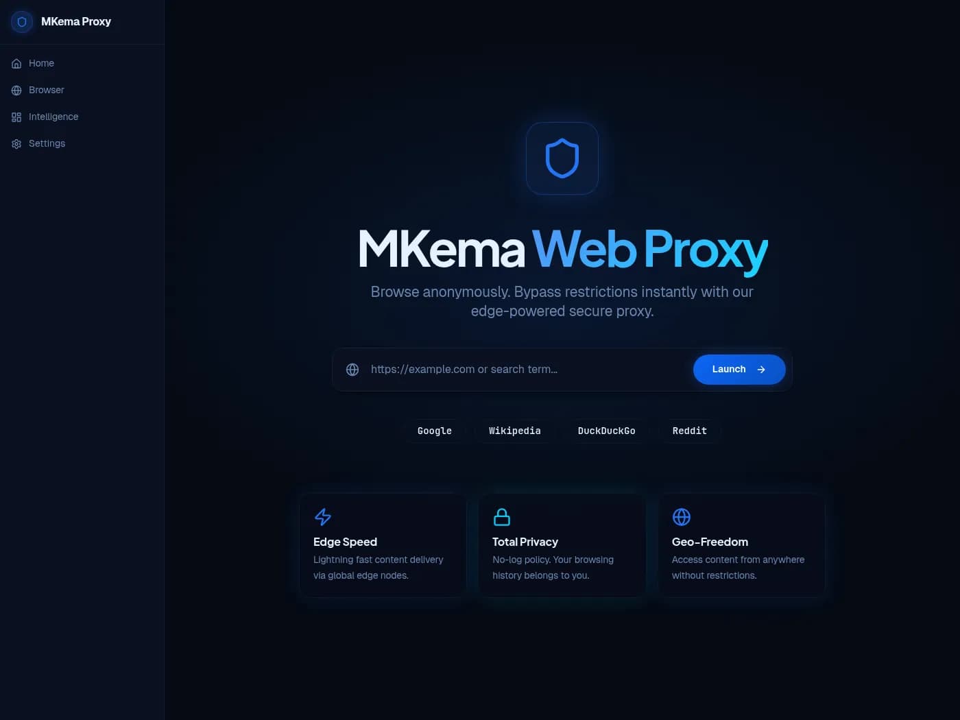 MKema Web Proxy