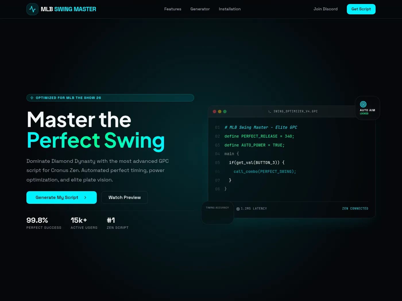 MLB Swing Master
