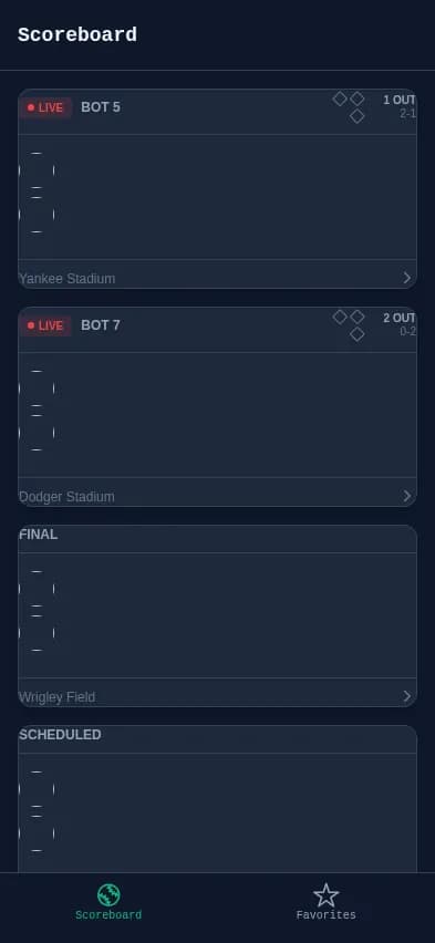 ChillBet MLB Tracker
