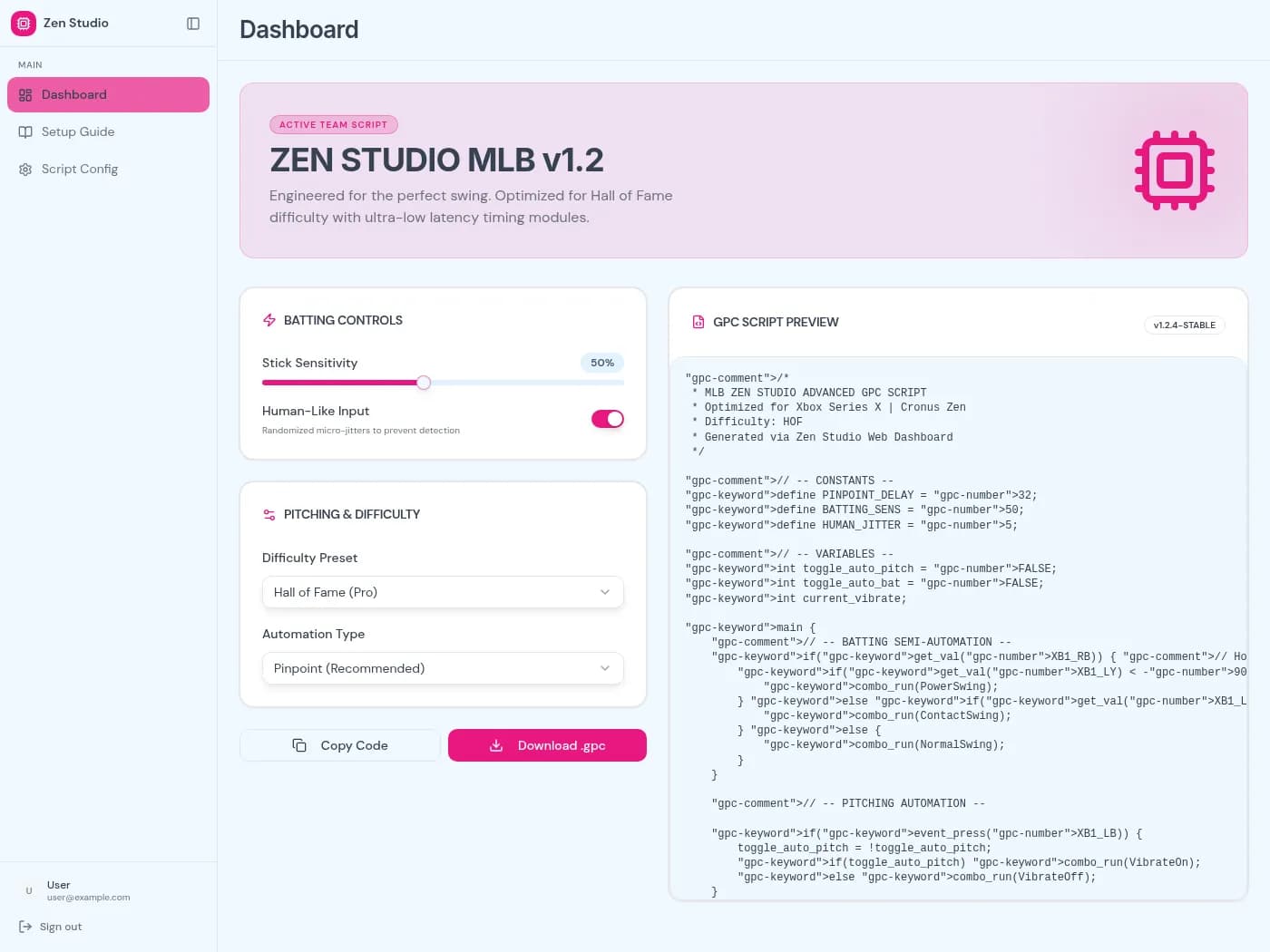 Zen Studio MLB Bot