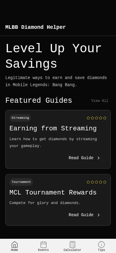 MLBB Diamond Helper