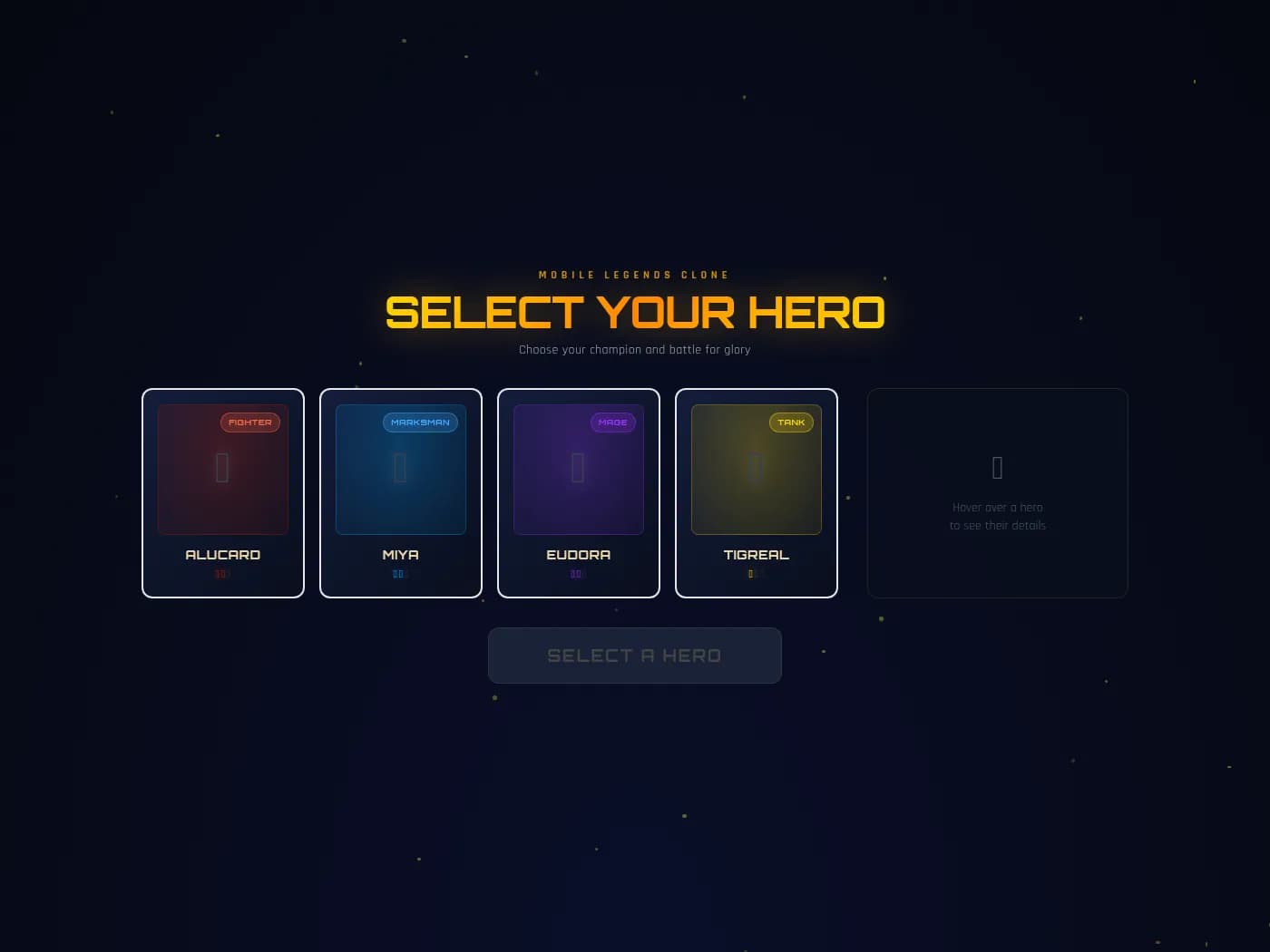 MLBB Game Clone