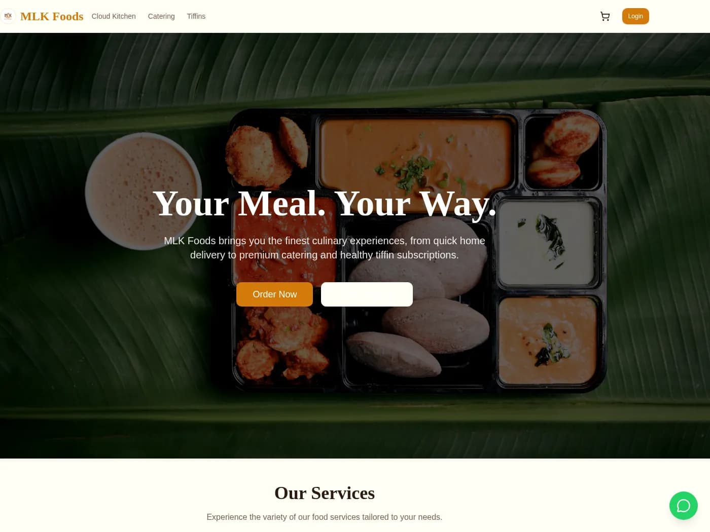 MLK Foods E-Commerce Suite