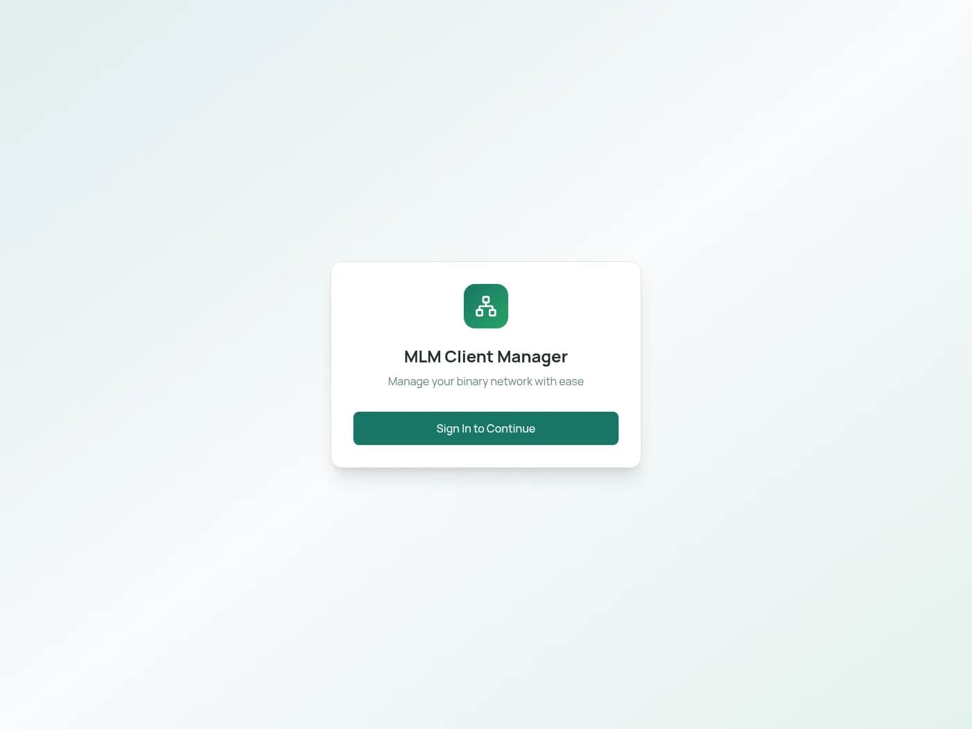 MLM Client Manager