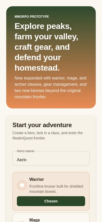 RealmQuest Adventure
