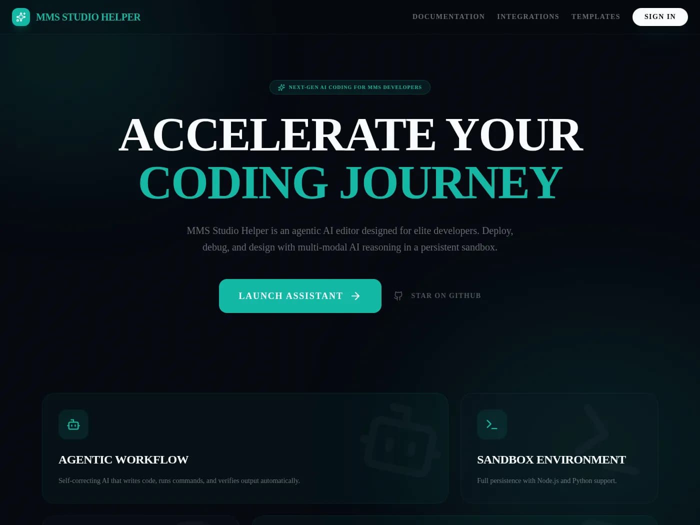 MMS Studio Code Helper