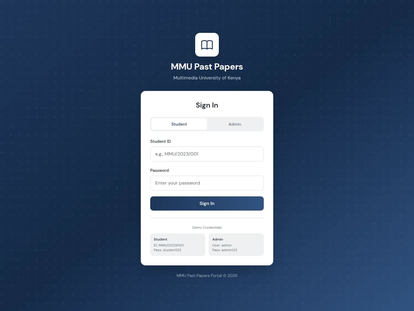 MMU Past Papers Portal