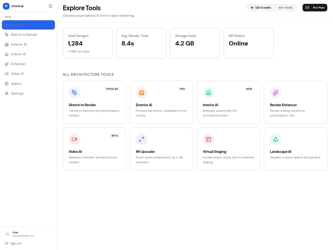 Mnml AI Clone