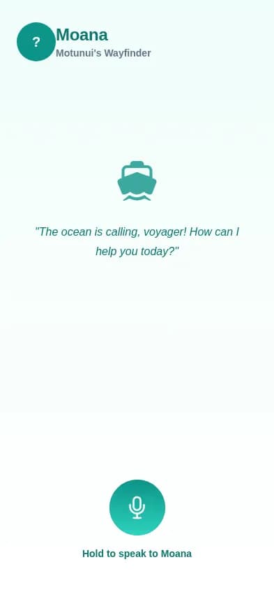 Moana Voice Assistant