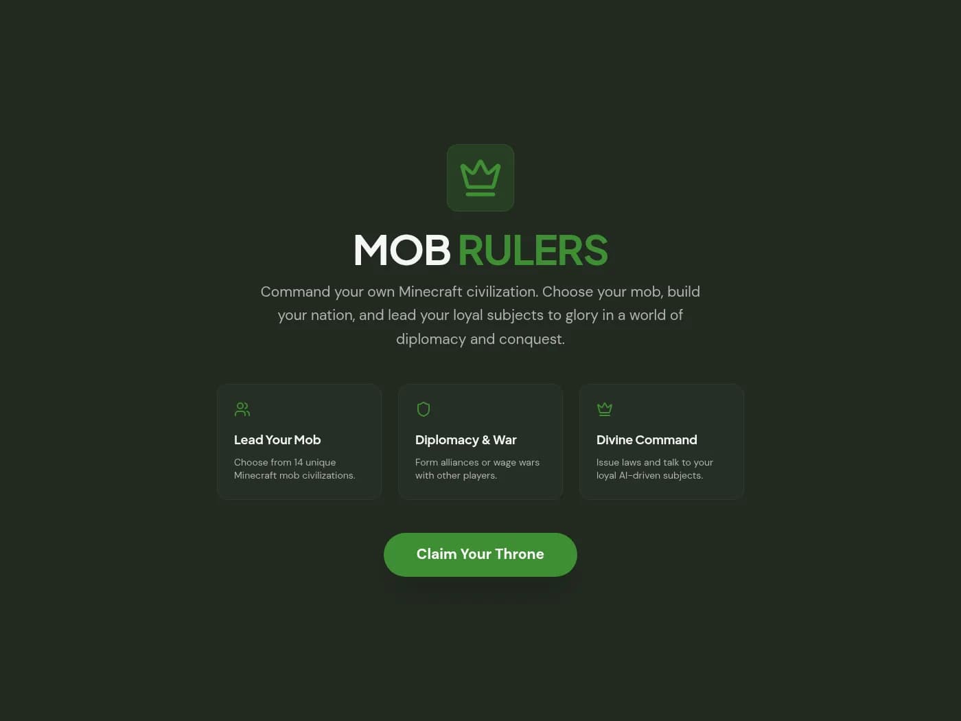 Mob Rulers Minecraft Hub