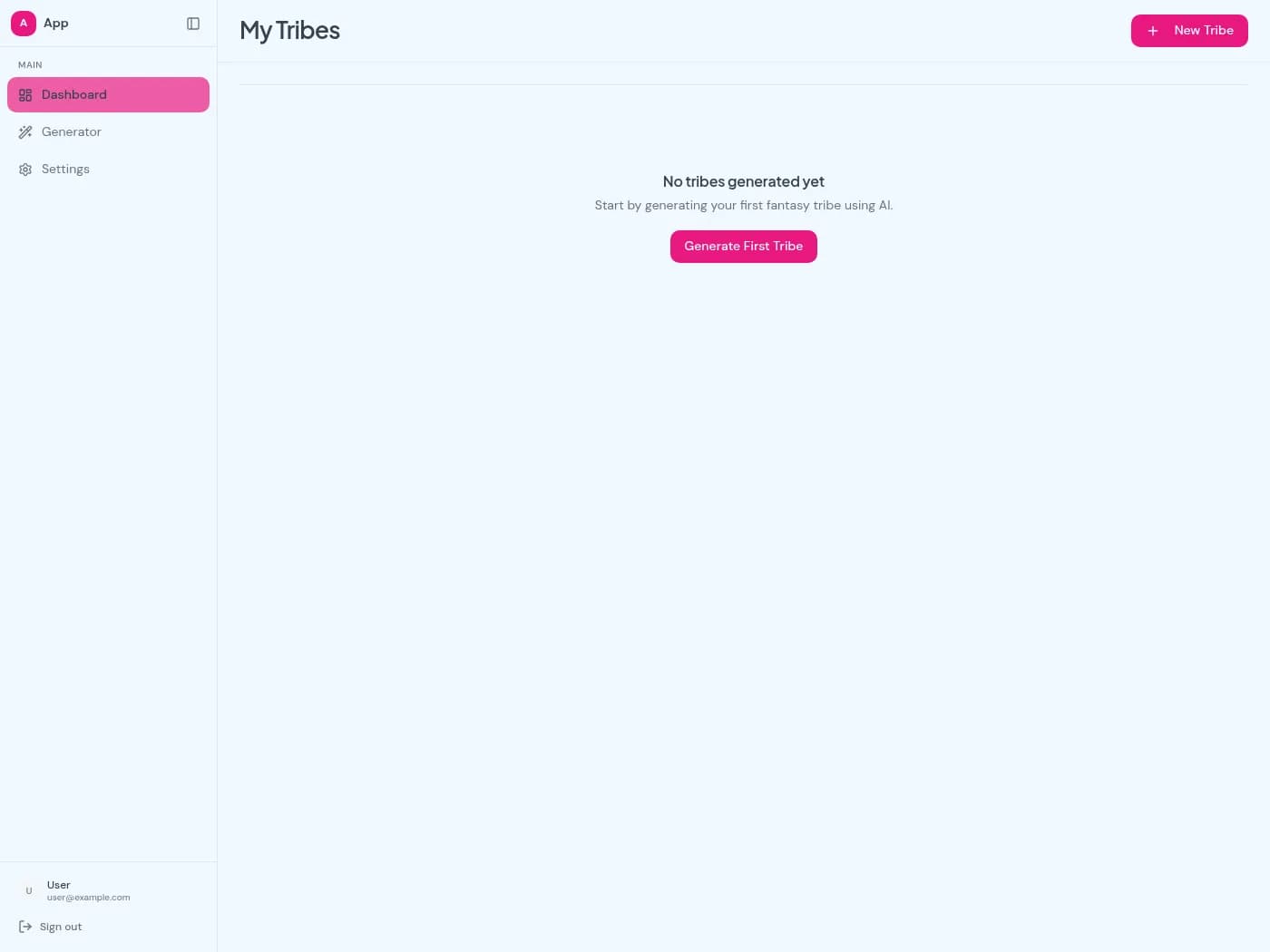 Mob Tribes Generator