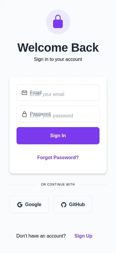 AuthFlow Mobile App