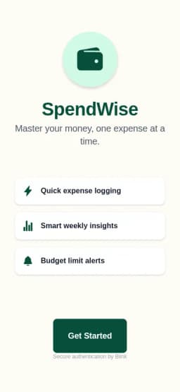 SpendWise Mobile Budget