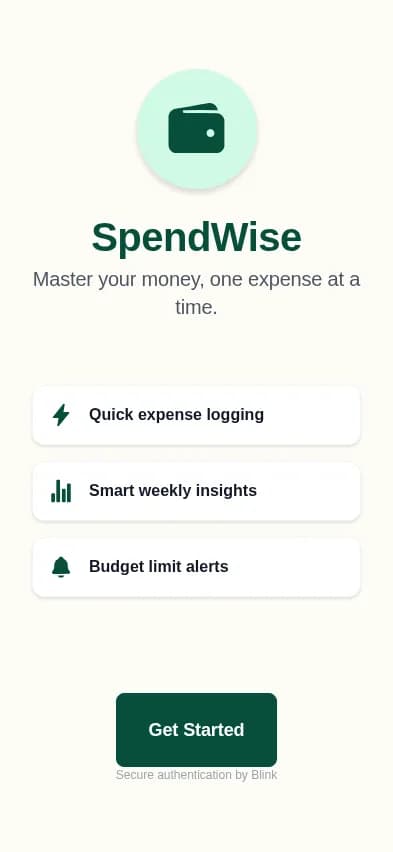 SpendWise Mobile Budget
