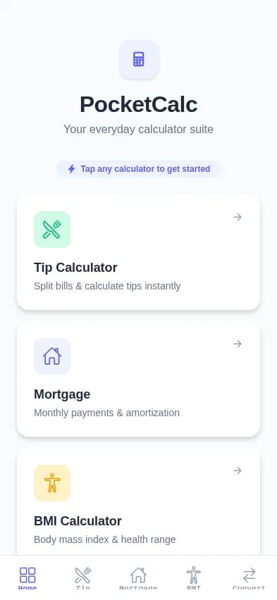 PocketCalc Suite
