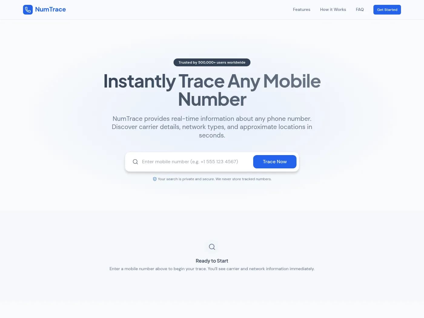 Mobile No Tracker Web