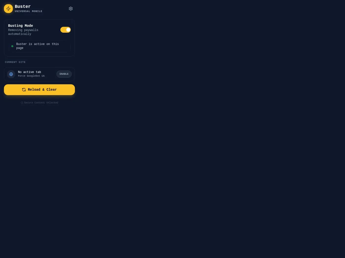Universal Mobile Paywall Buster