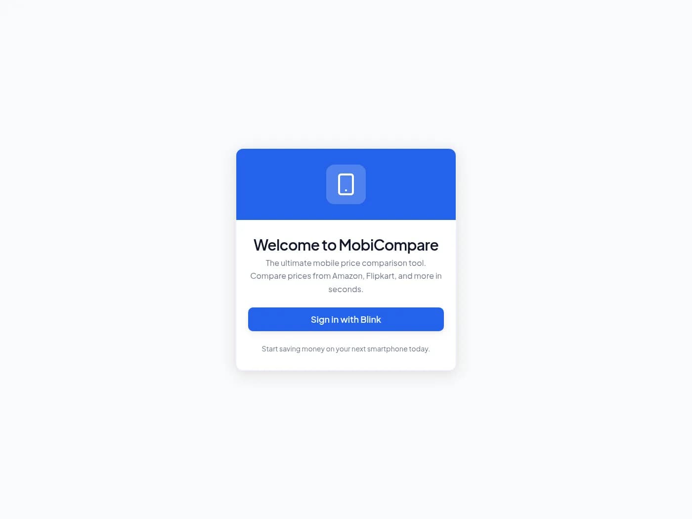 Mobile Price Compare