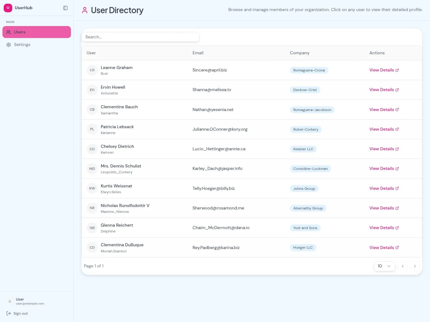 Mobile Responsive Web App
