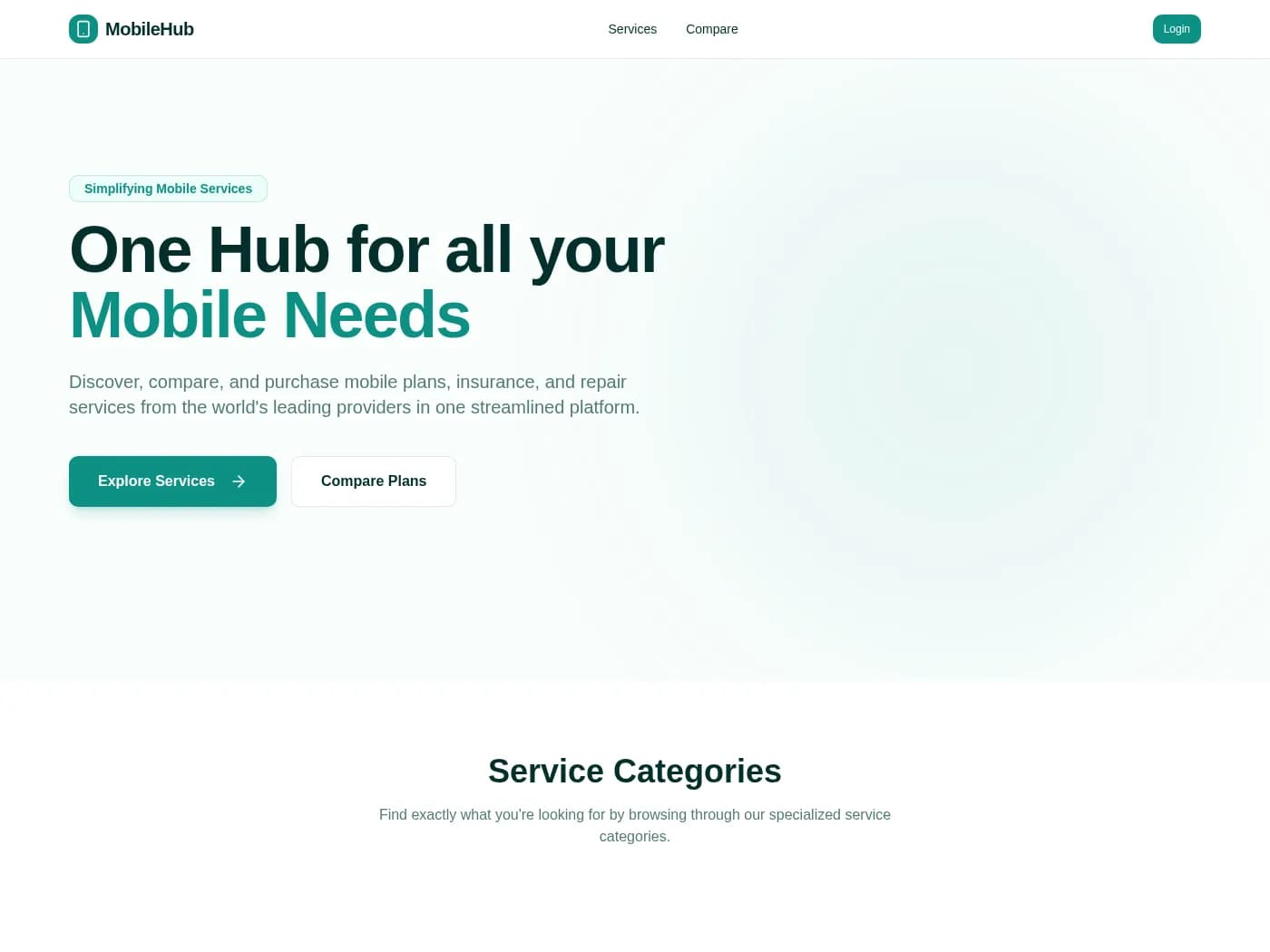 Mobile Services Hub