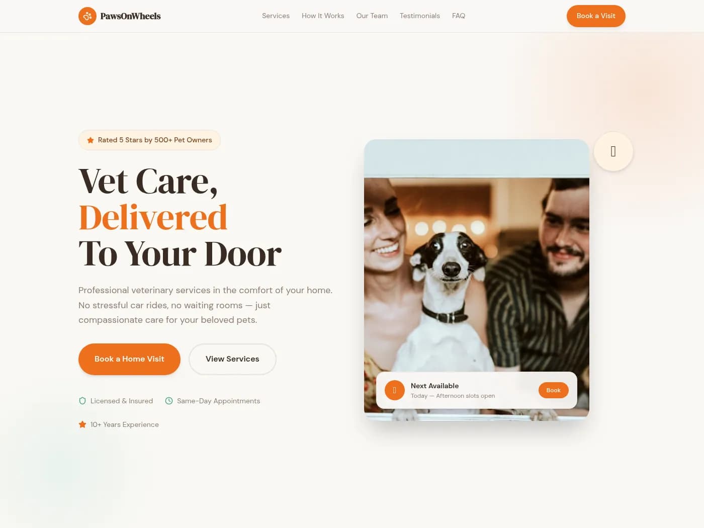 Mobile Vet Clinic Site