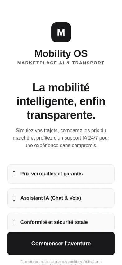 Mobility OS AI Marketplace