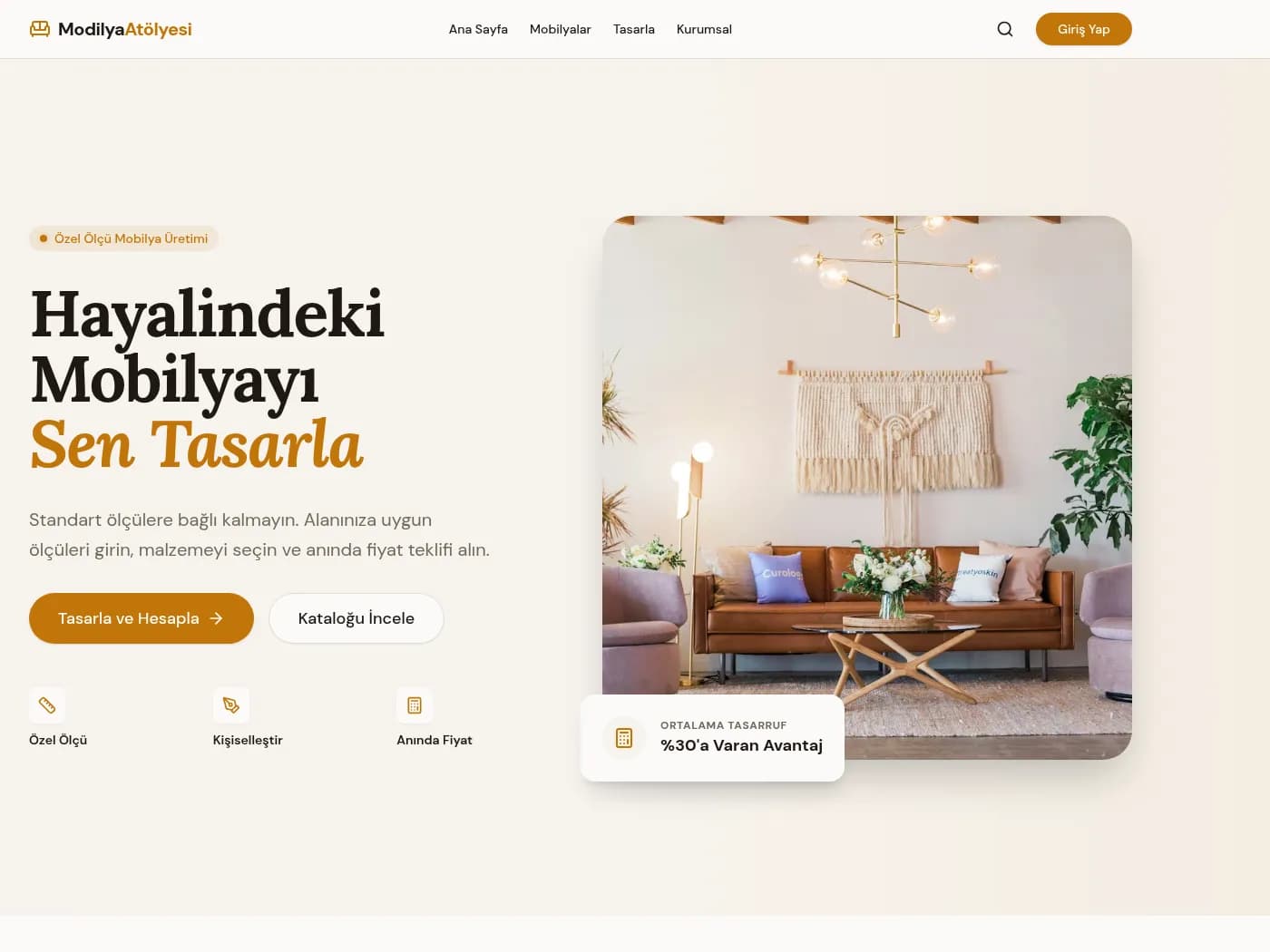 Mobilya Fiyat Hesaplayıcı