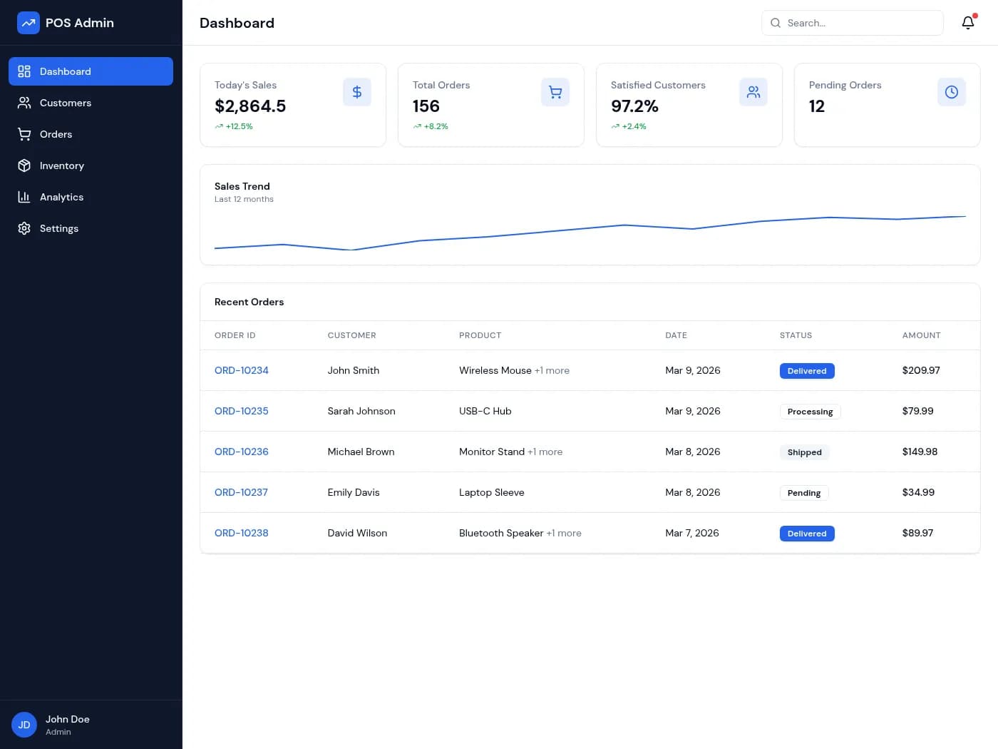 Mock API Web App