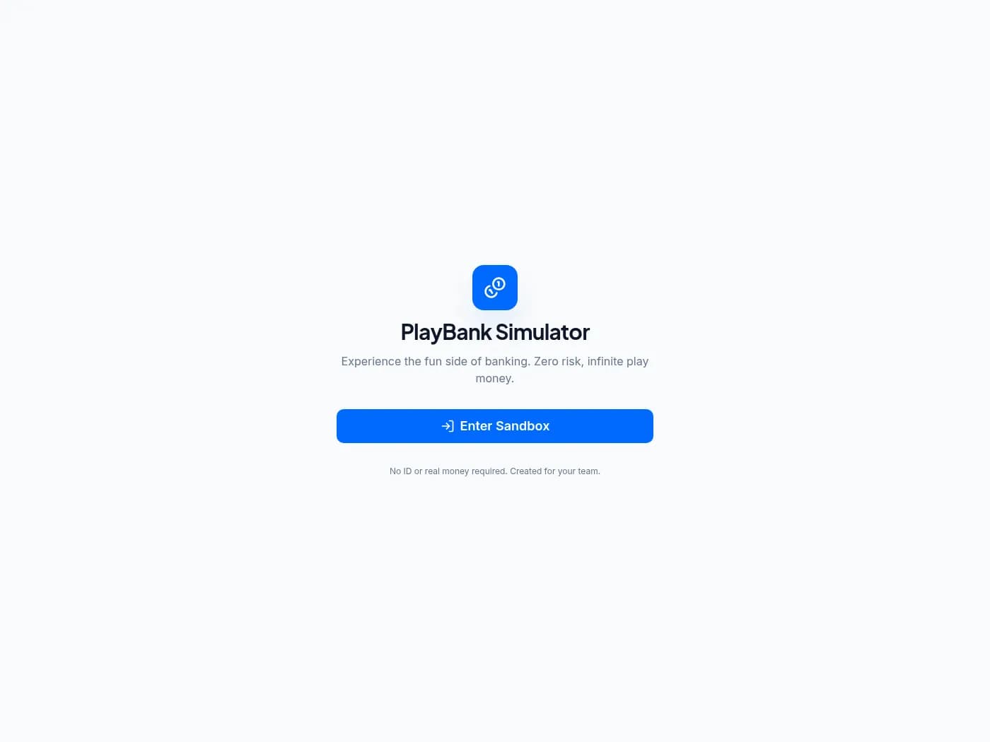 PlayBank Simulator