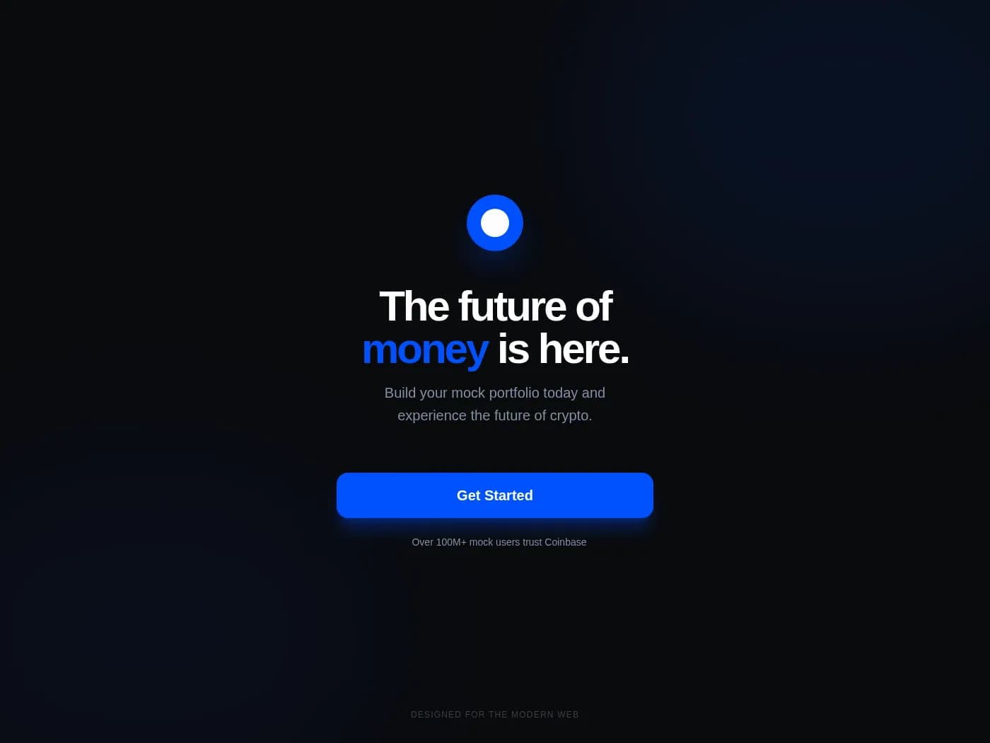 Mock Crypto Dashboard