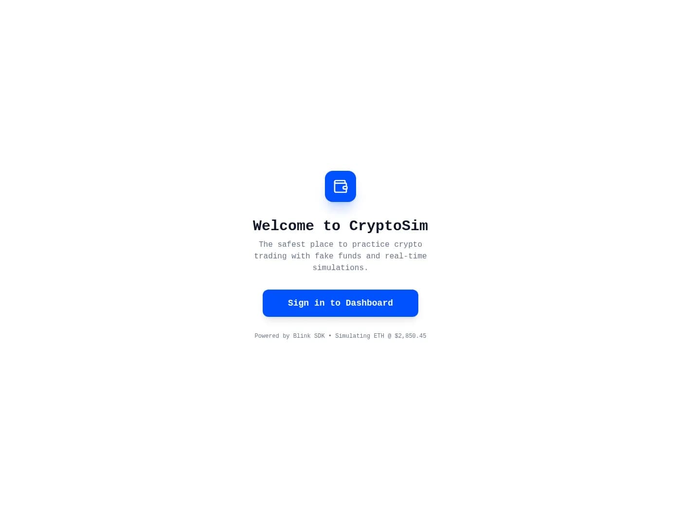 Mock Crypto Portfolio
