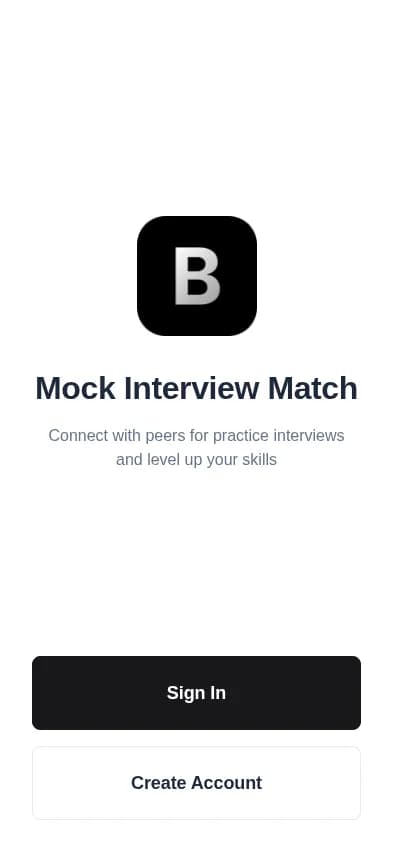 Mock Interview Match