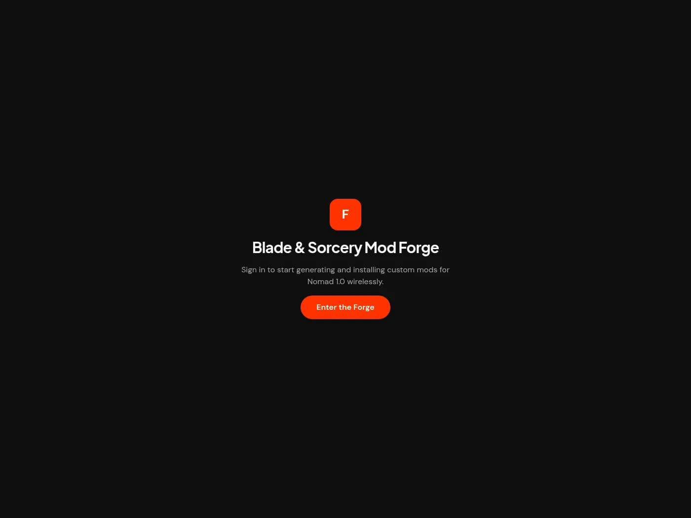 Blade & Sorcery Mod Forge
