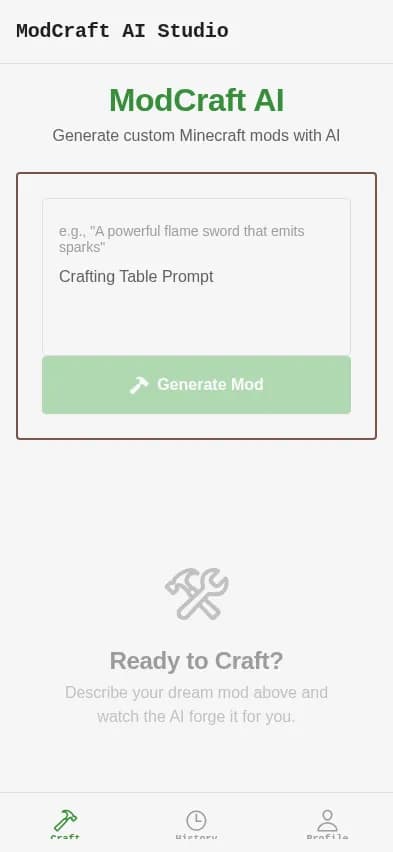 ModCraft AI Studio