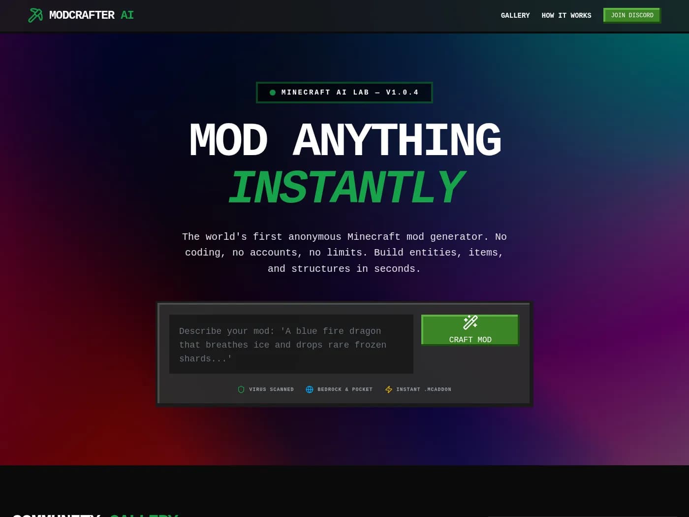 ModCrafter AI