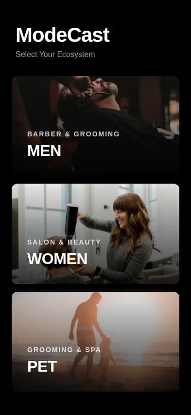 ModeCast Booking Platform