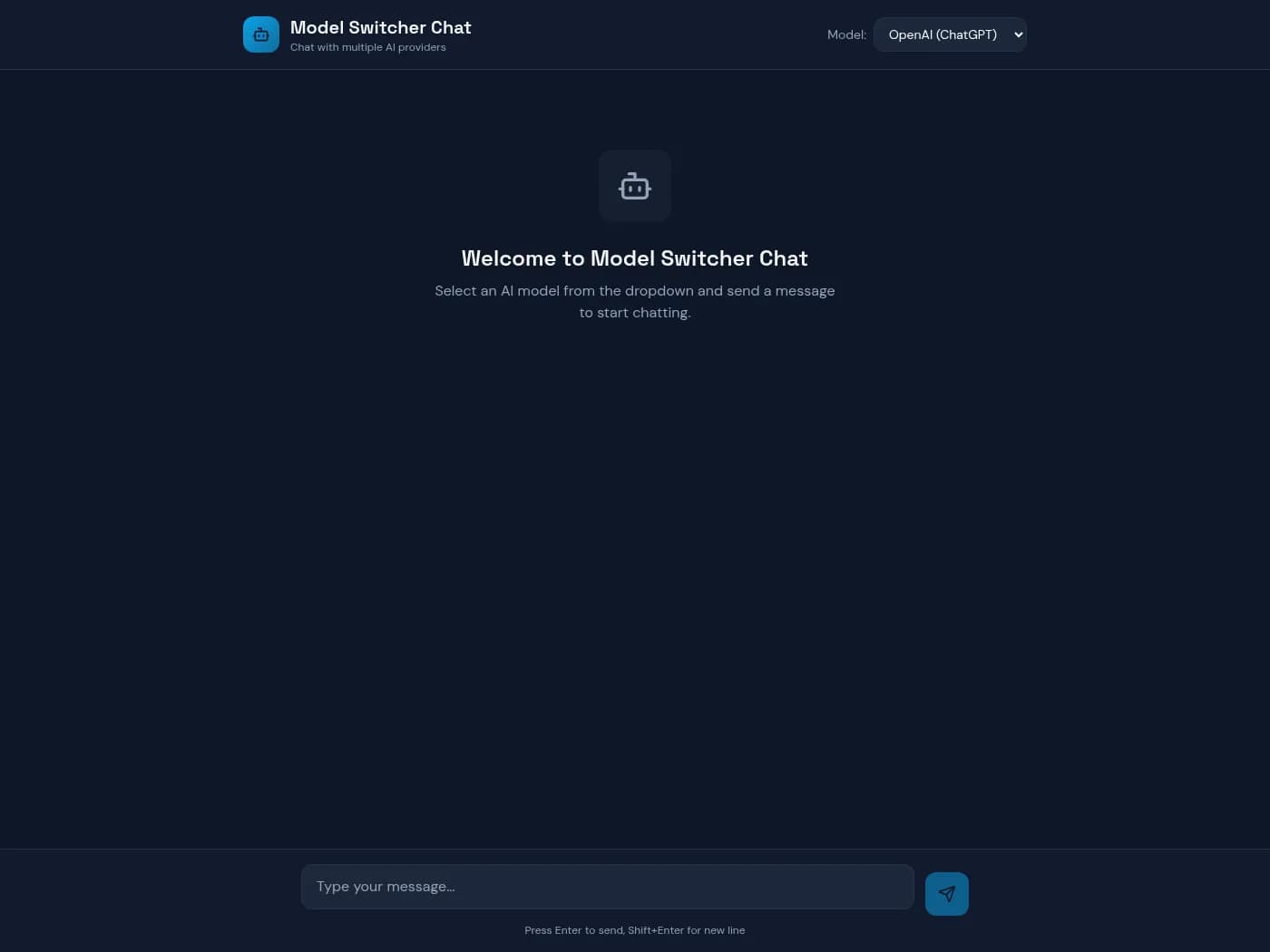 Model Switcher Chat