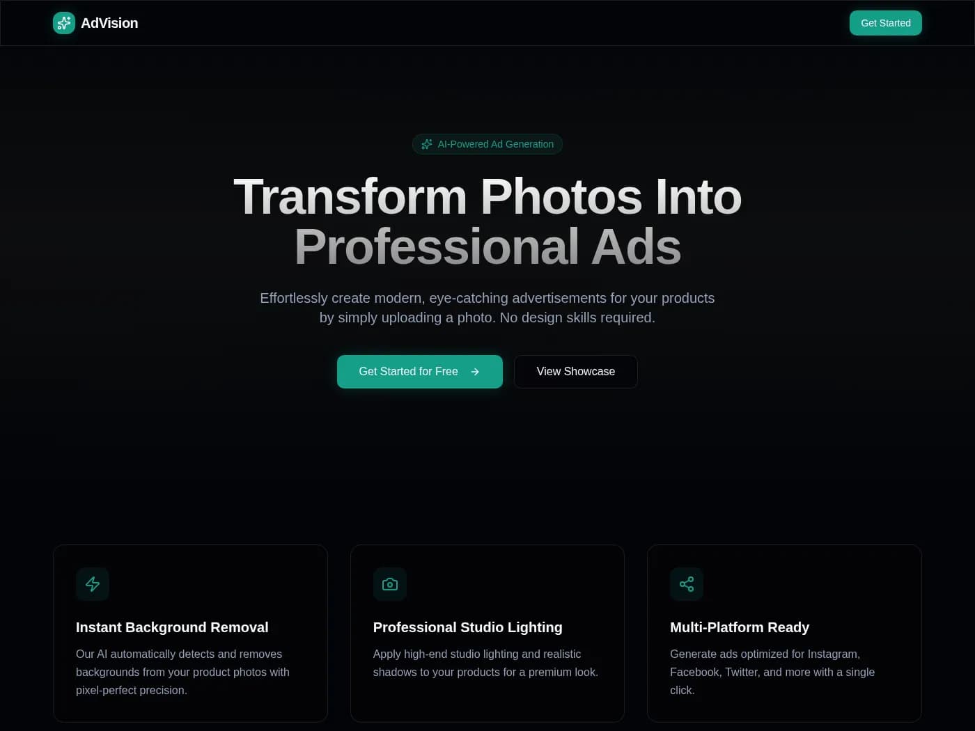 Modern Product Ad Maker