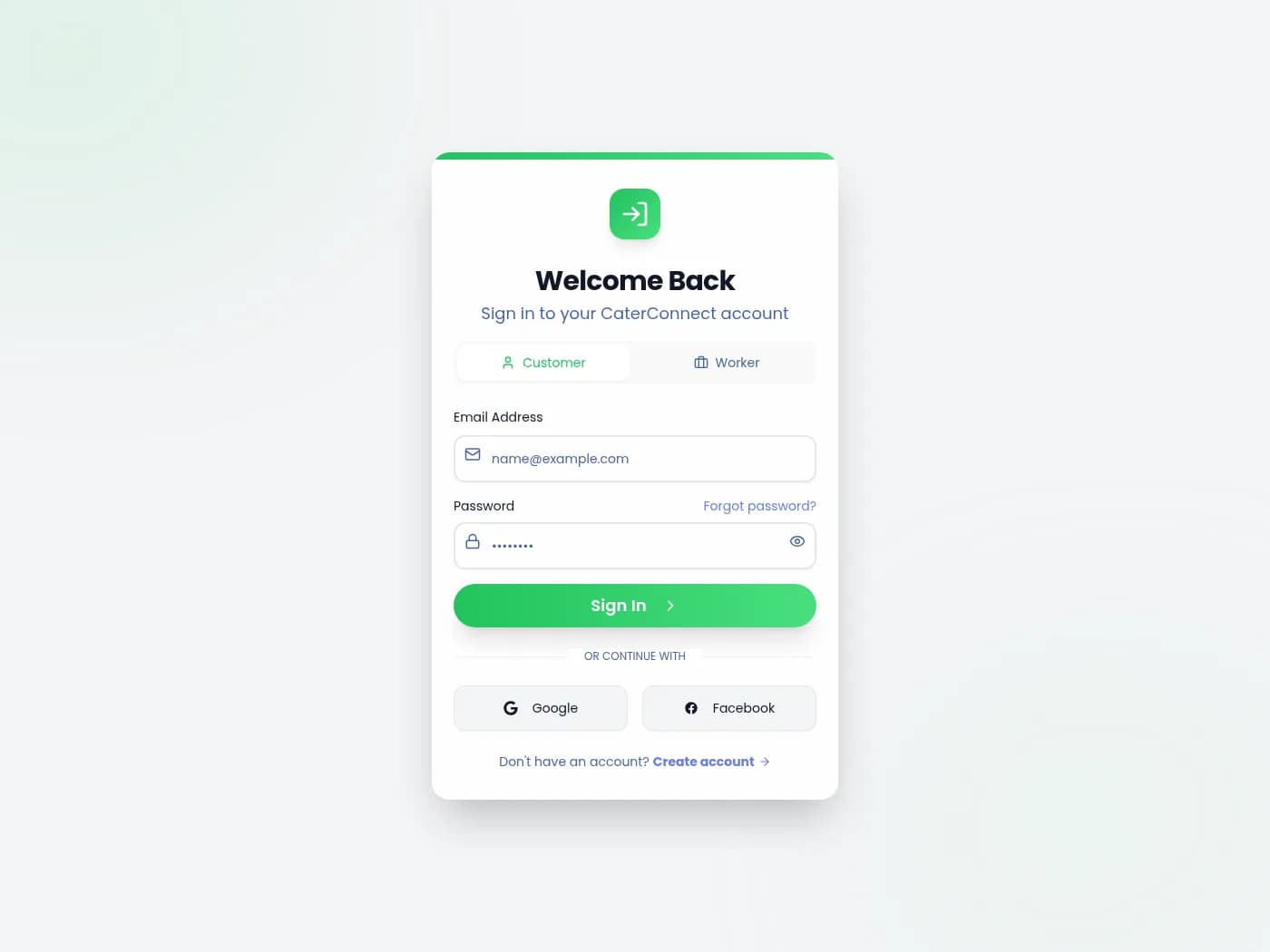 Modern Auth Pages