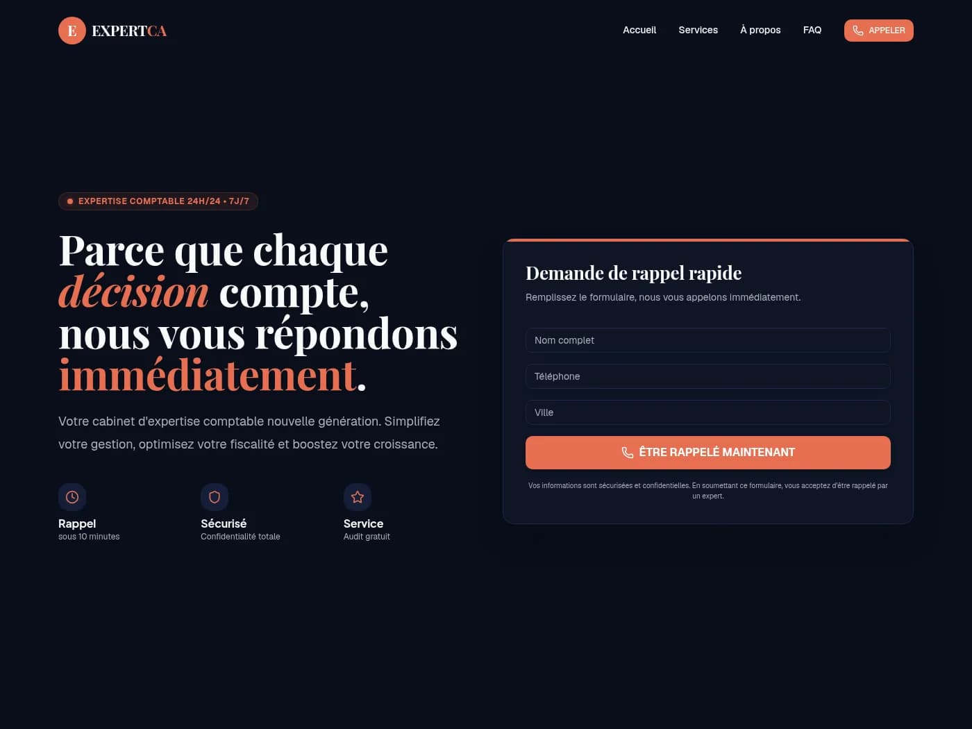 Modern CA Website