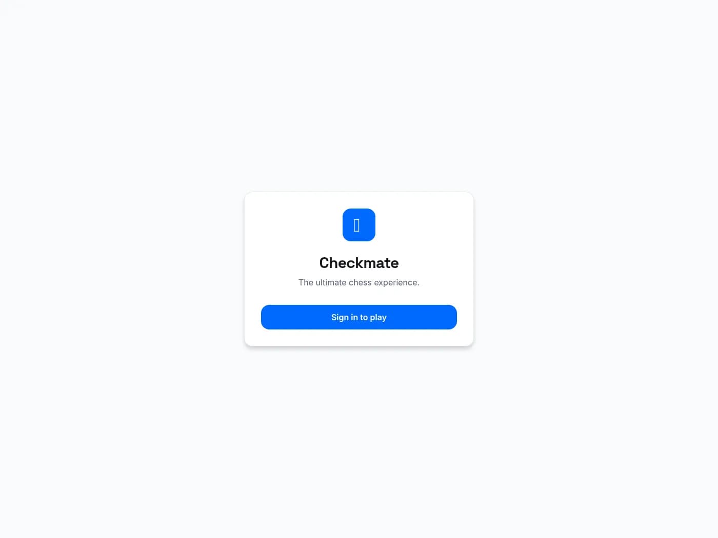 Checkmate Platform