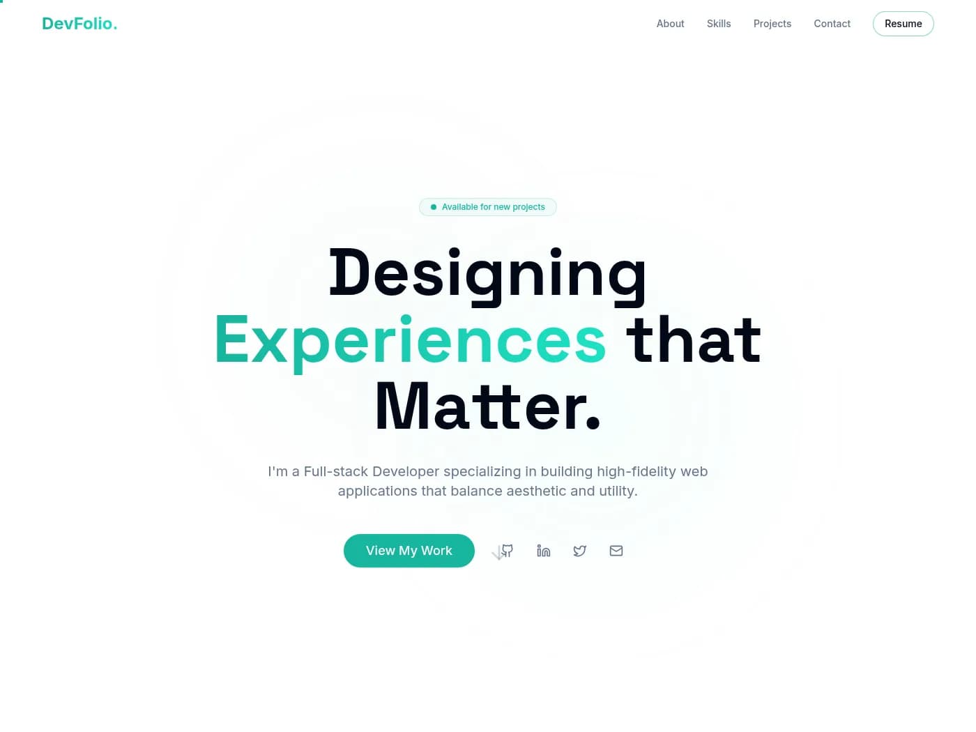 DevFolio Pro