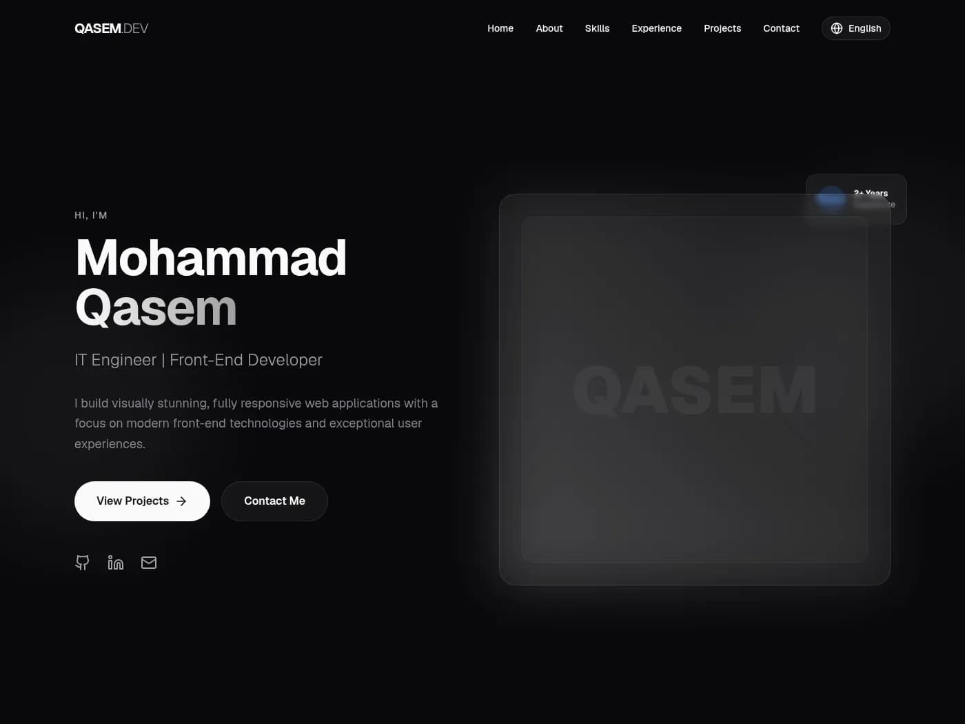 Qasem's Modern Portfolio