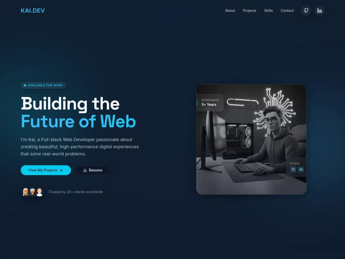 Modern Dev Portfolio