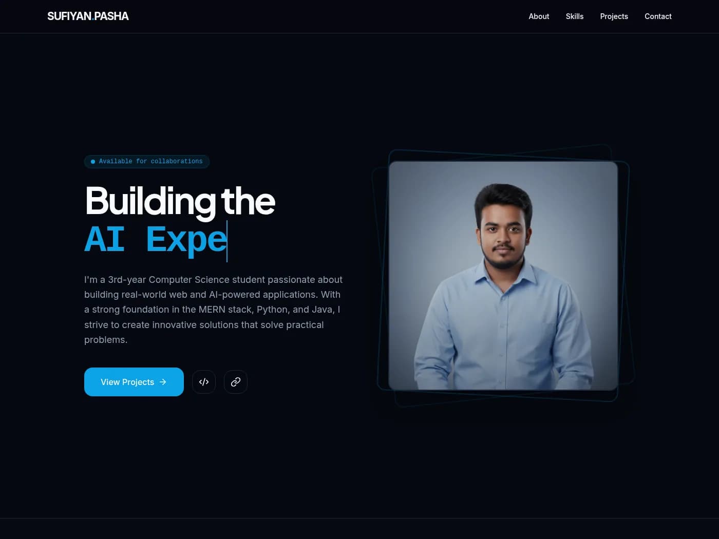 Sufiyan's Modern Portfolio