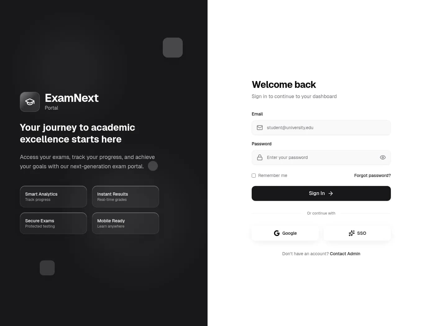 ExamNext Portal