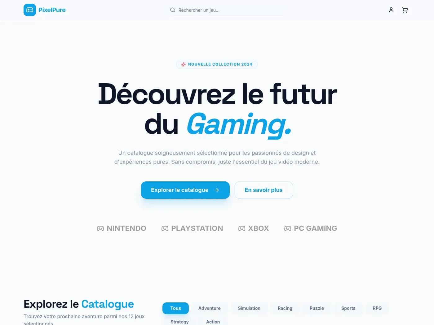 Modern Game Store