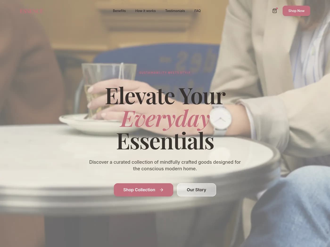 Modern Shop Landing Page