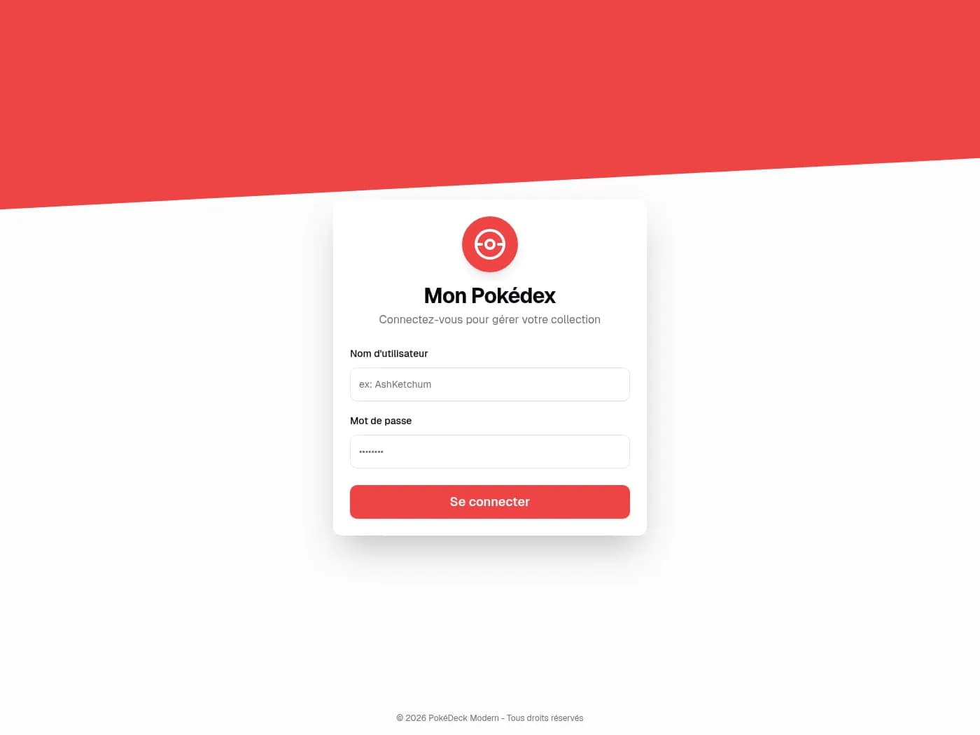 PokéDeck Modern React App